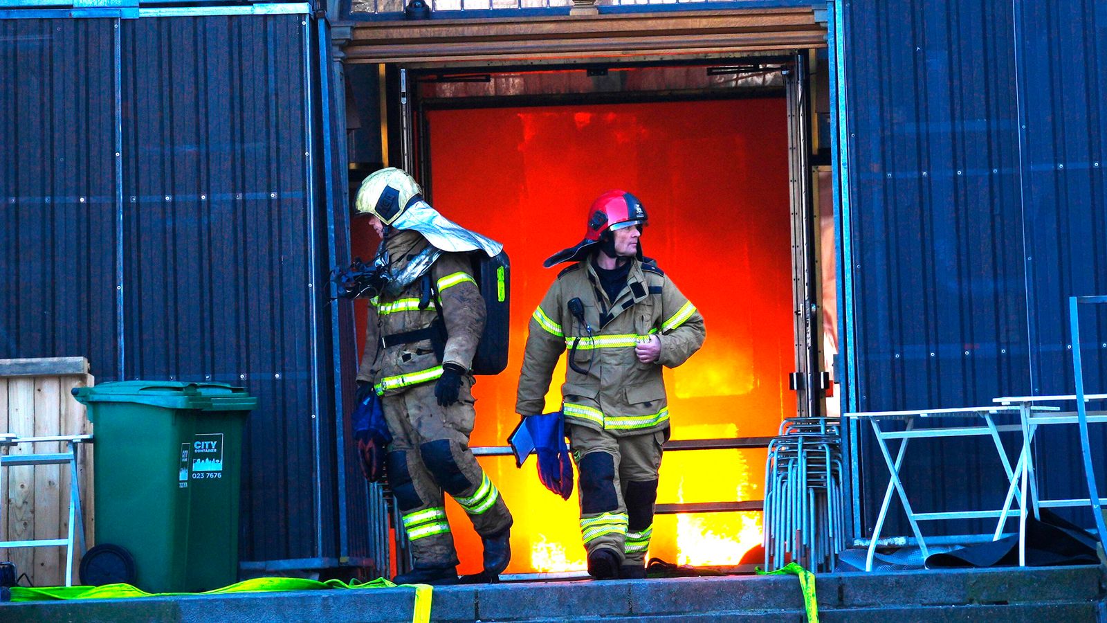 Fire breaks out at Old Stock Exchange building in Copenhagen | World ...