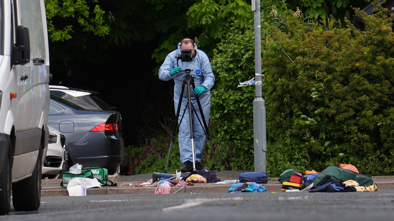 Video shows moment Hainault sword attack suspect is tasered and ...