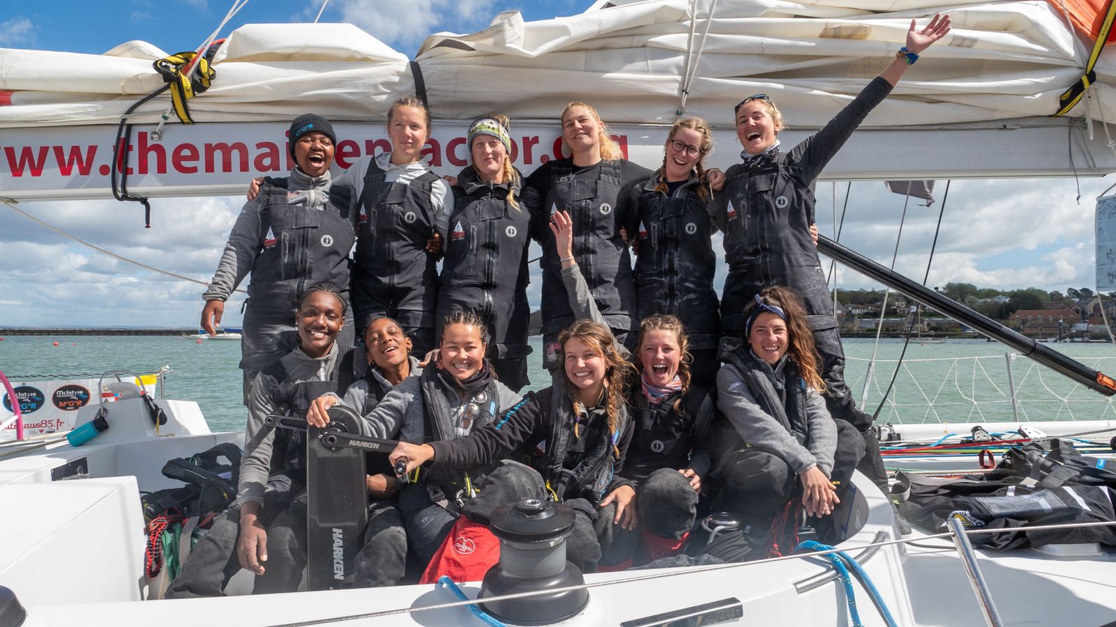 Queen hails 'brilliant' all-female yacht crew after round-the-world ...