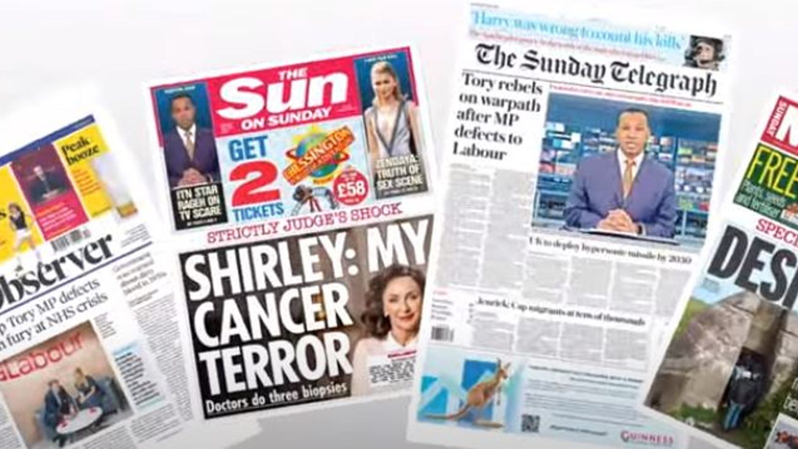 Sunday's national newspaper front pages | UK News | Sky News