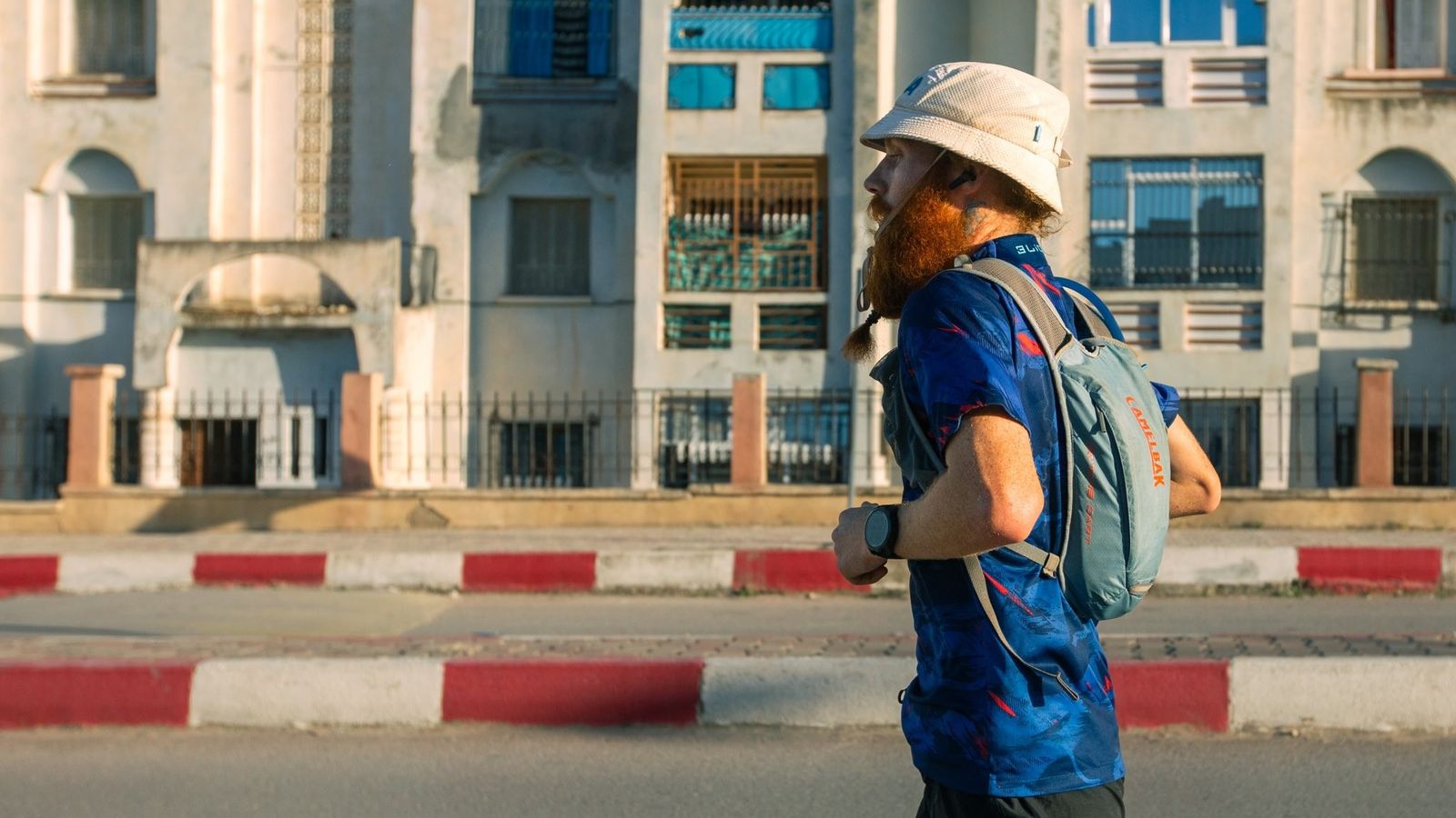 Hardest Geezer Sets Off On Final Day Of Running Length Of Africa After Robbery Ordeal And
