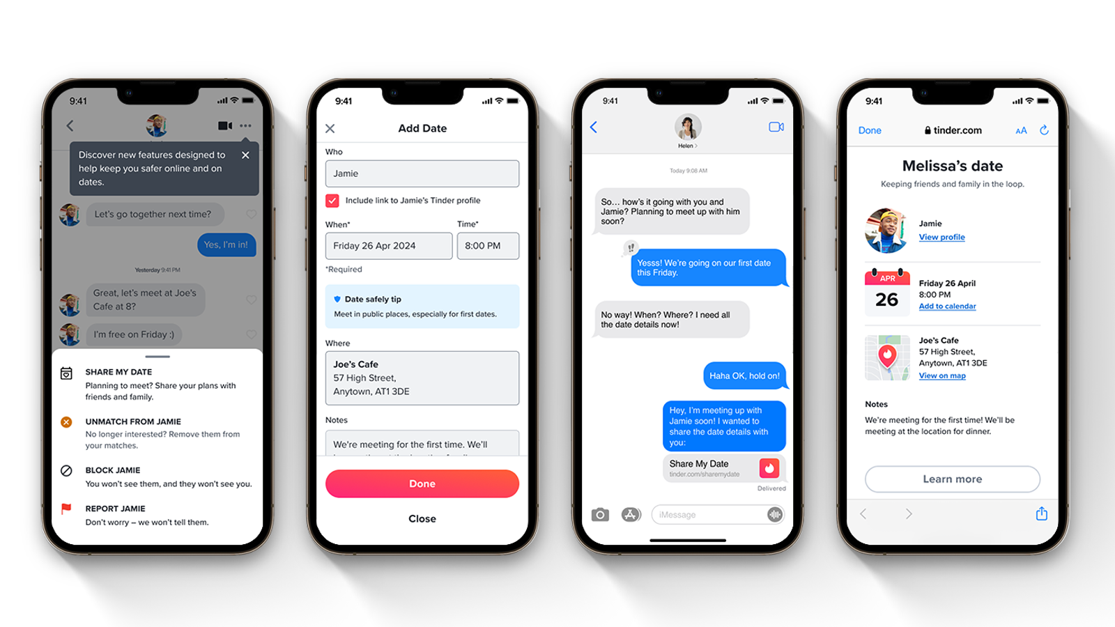 Tinder adds new 'Share My Date' safety feature to world's most used ...
