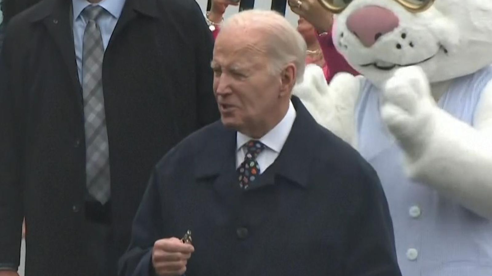 US: President Biden hosts annual Easter egg roll at White House in ...