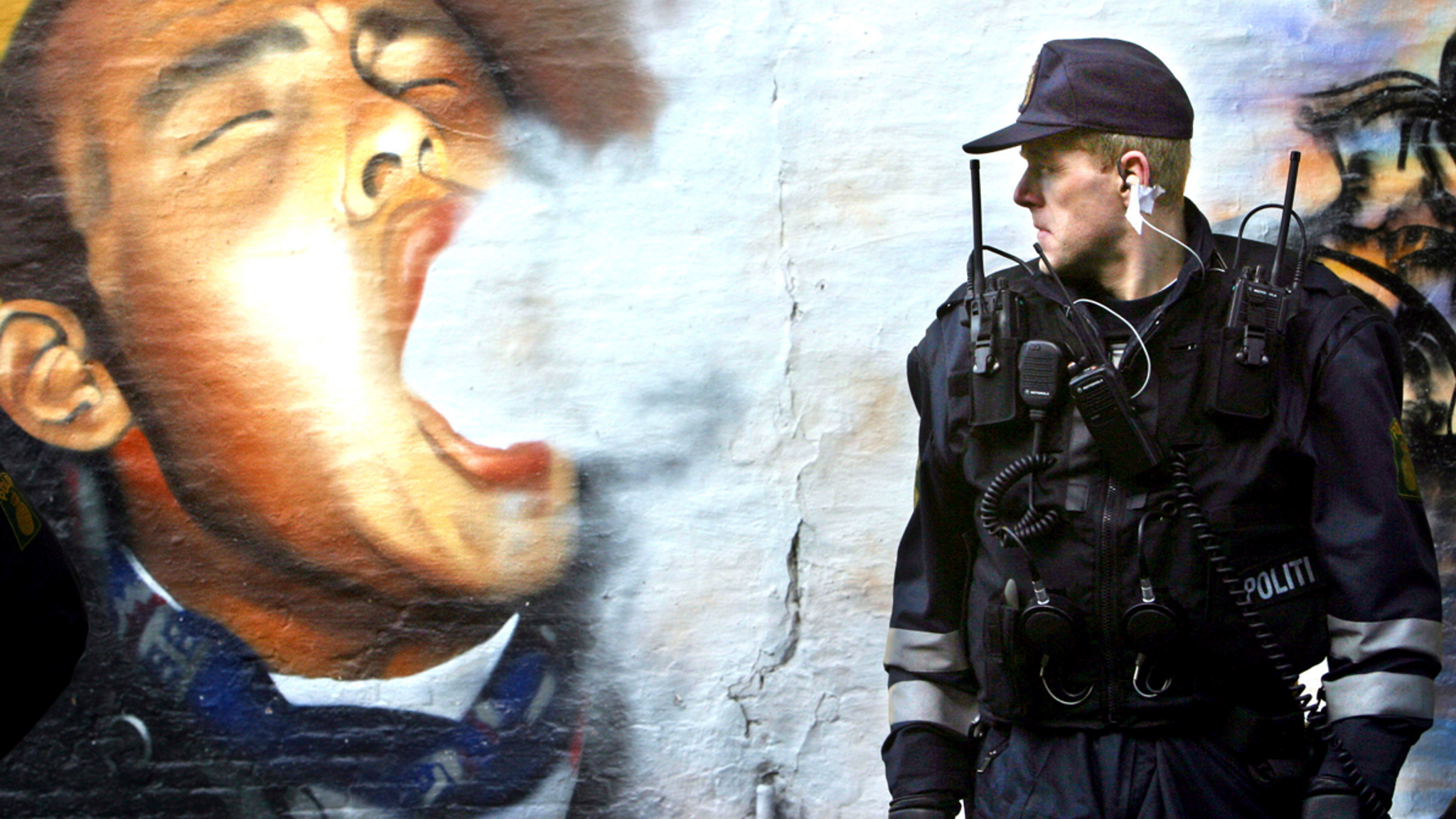 Danish hippies tear up cobblestone street in fight back against drug ...