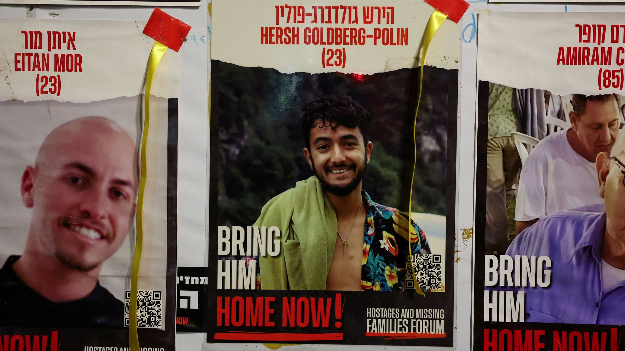 Israel-Hamas war: Hostage's parents tell him 'stay strong' after video ...