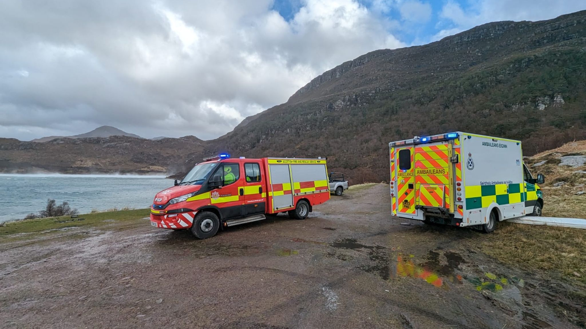 Family's 'lucky escape' after motorhome 'blown down hill' on NC500 ...