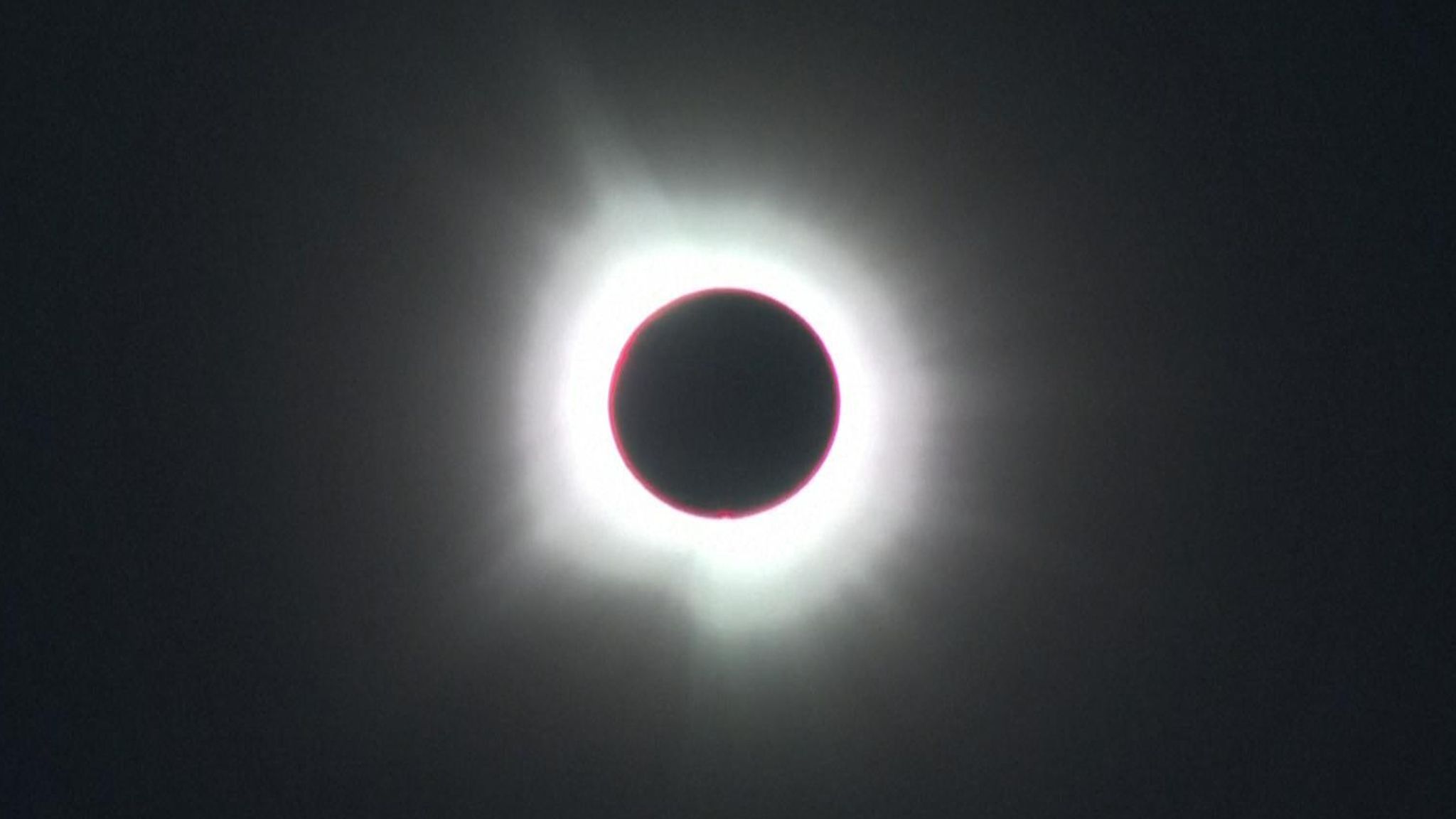 Incredible footage of total solar eclipse from space - and when the ...