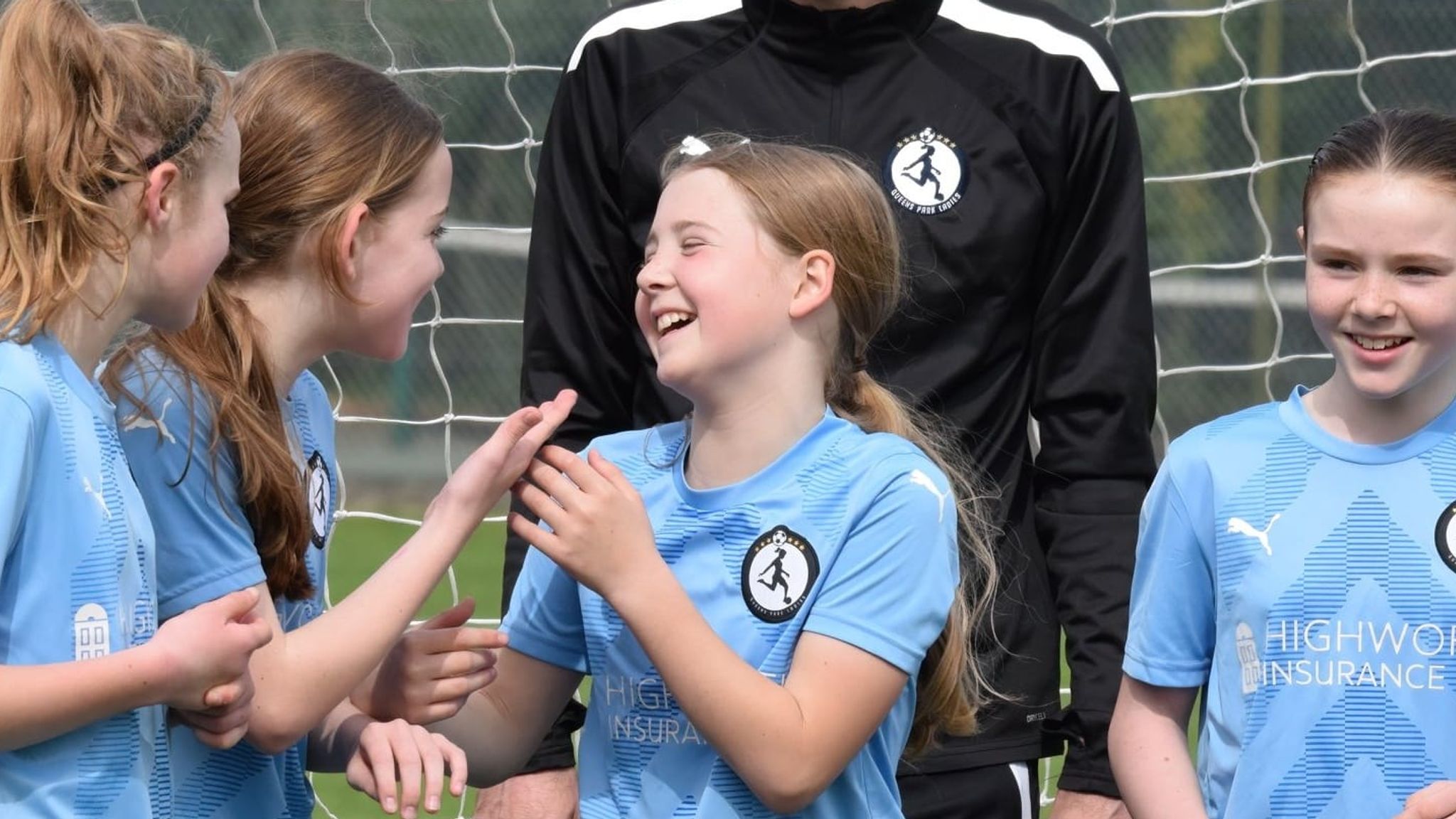 'Invincible' all-girl football team goes whole season unbeaten - in boys' league | UK News | Sky ...