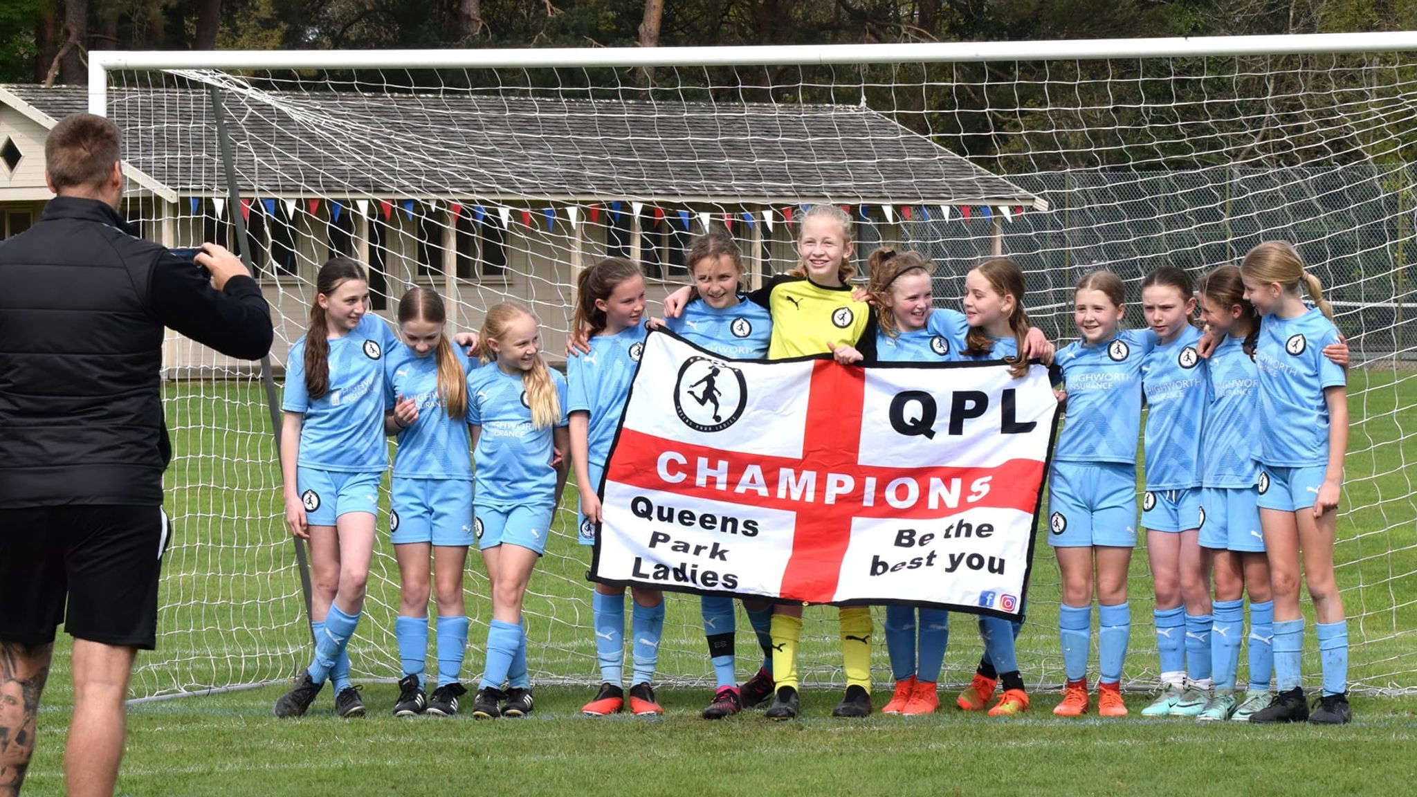 'Invincible' all-girl football team goes whole season unbeaten - in ...