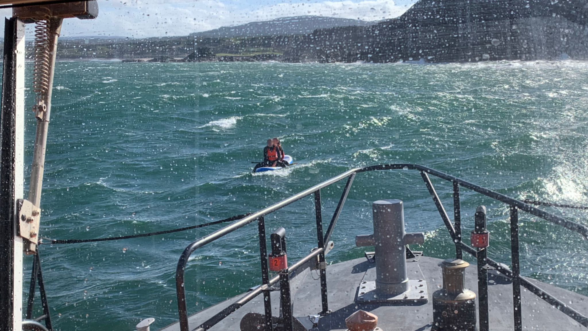 Paddleboarders rescued from sea as Storm Kathleen swept in | UK News ...