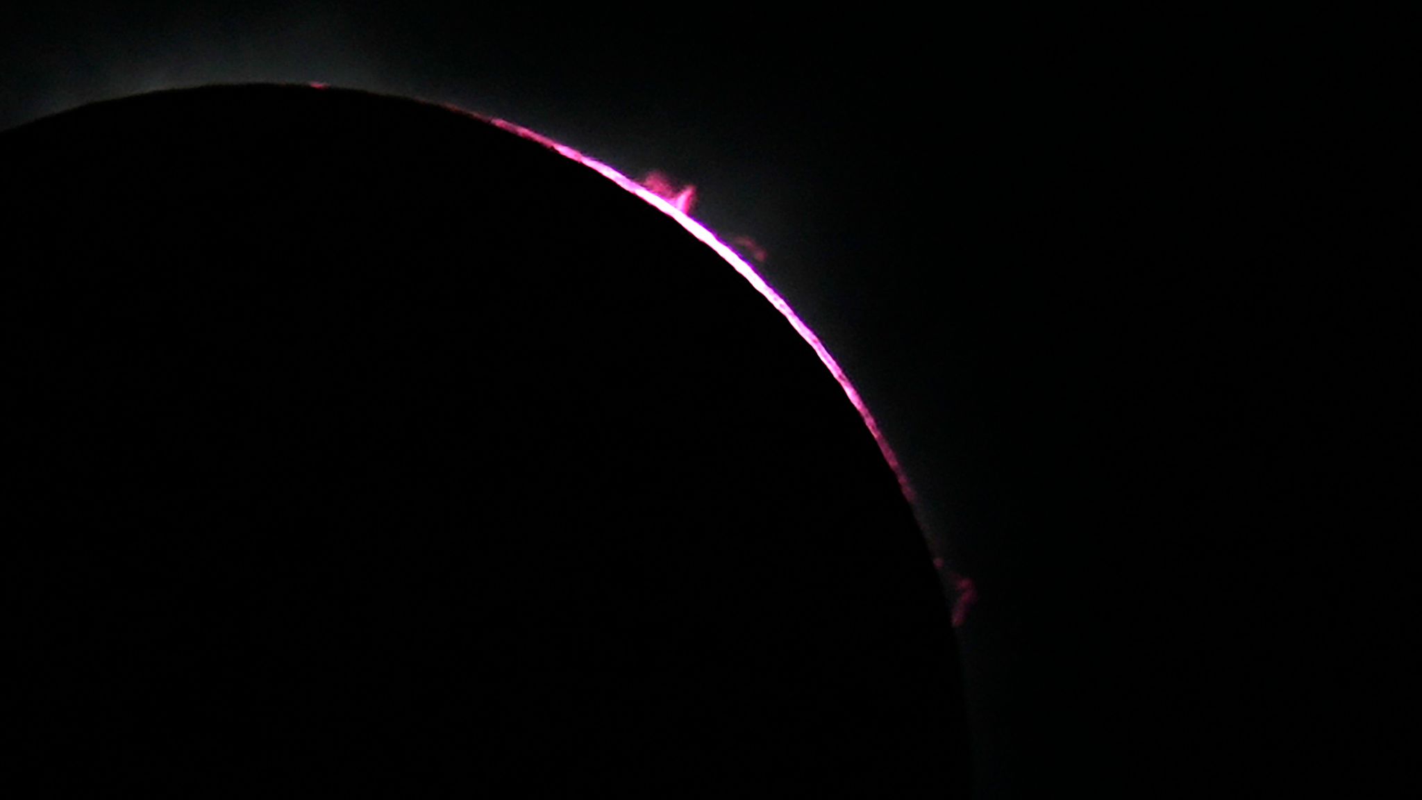 Incredible footage of total solar eclipse from space - and when the ...