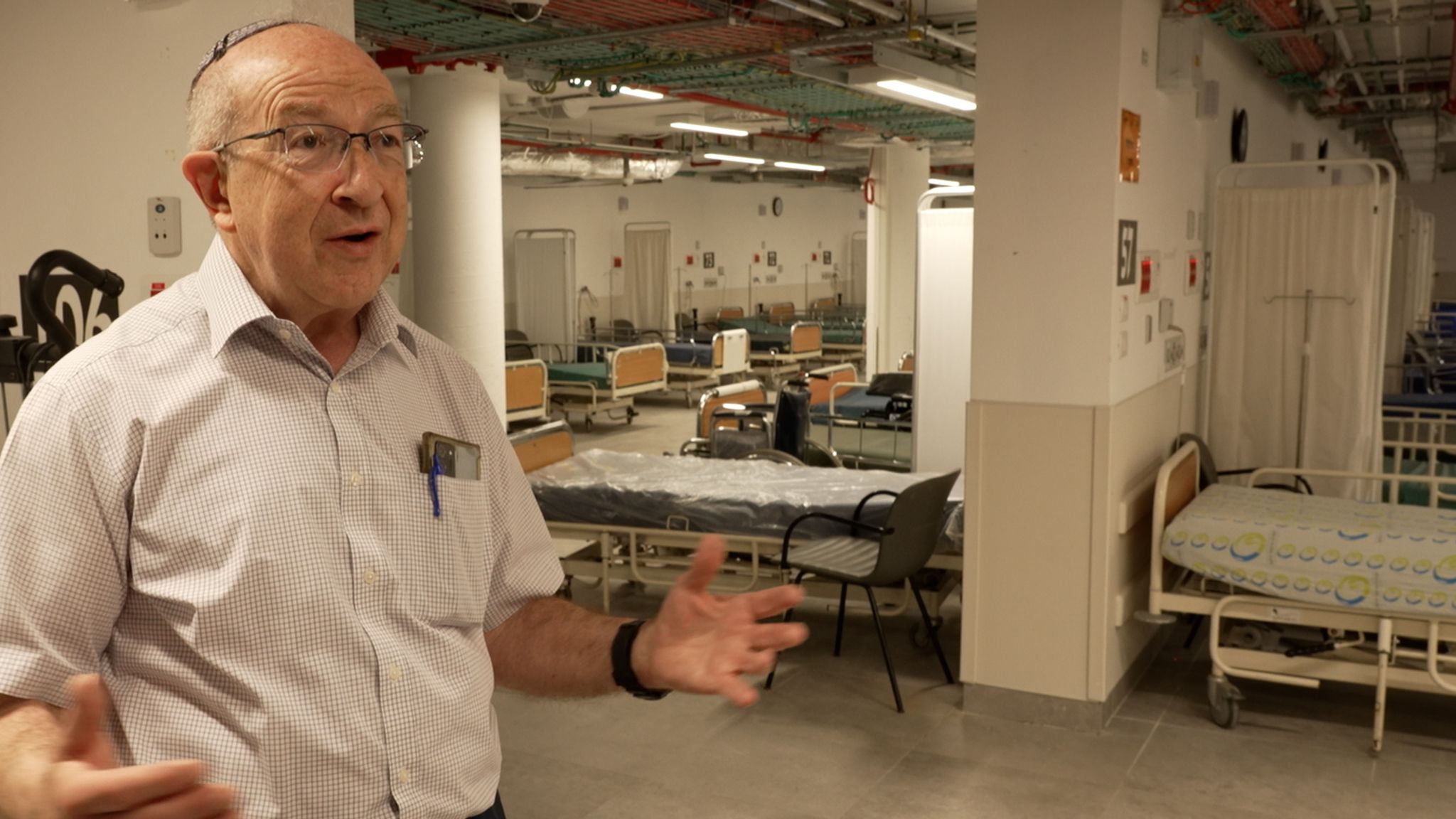 Israel underground bunker hospital preparing for worst-case scenarios ...