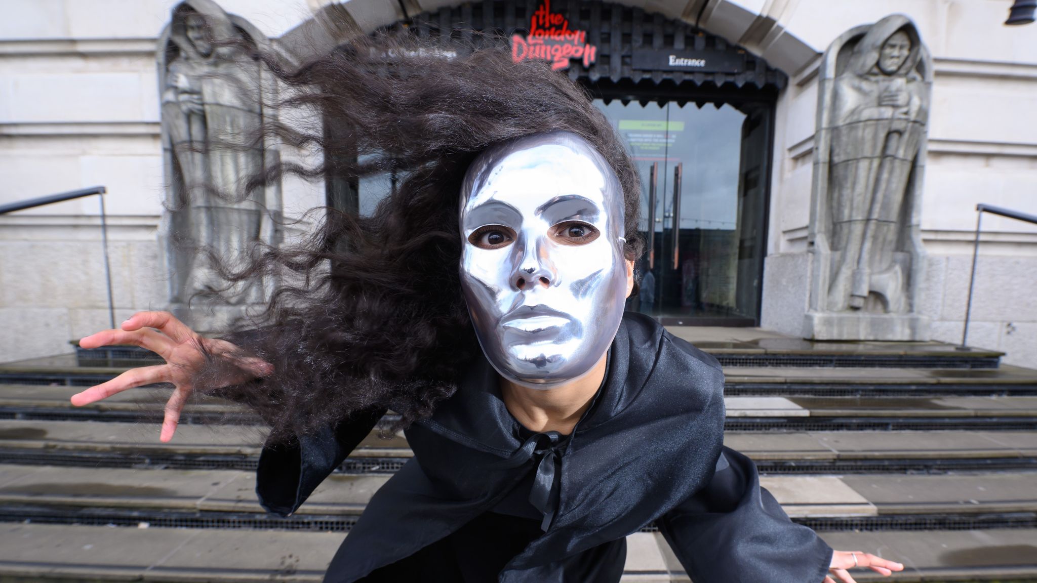 The Unknown from Willy's Chocolate Experience scares London Dungeon ...