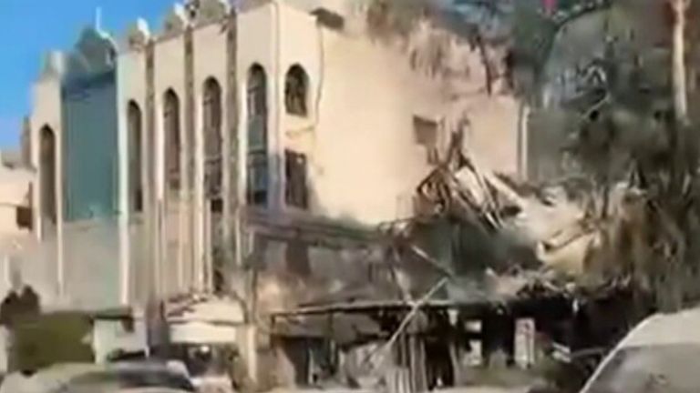 Iranian consulate building in Damascus 'destroyed' | News UK Video News ...