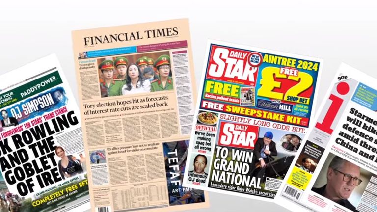 Press Preview: Friday's papers | News UK Video News | Sky News
