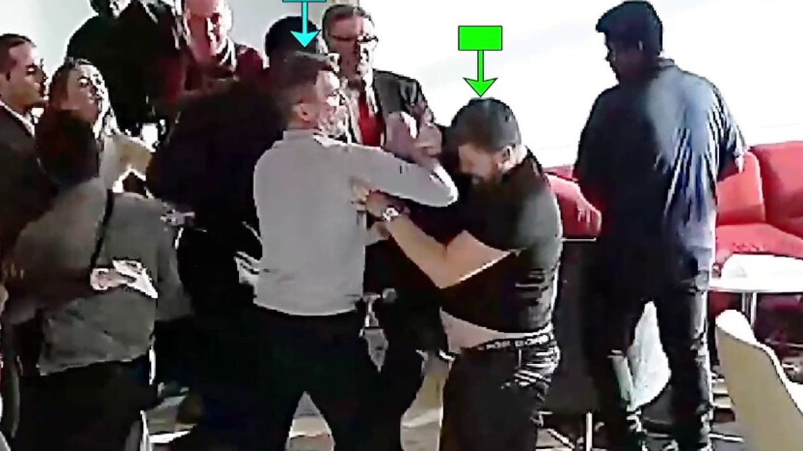 CCTV footage shows an altercation between Roy Keane and a fan. | News ...