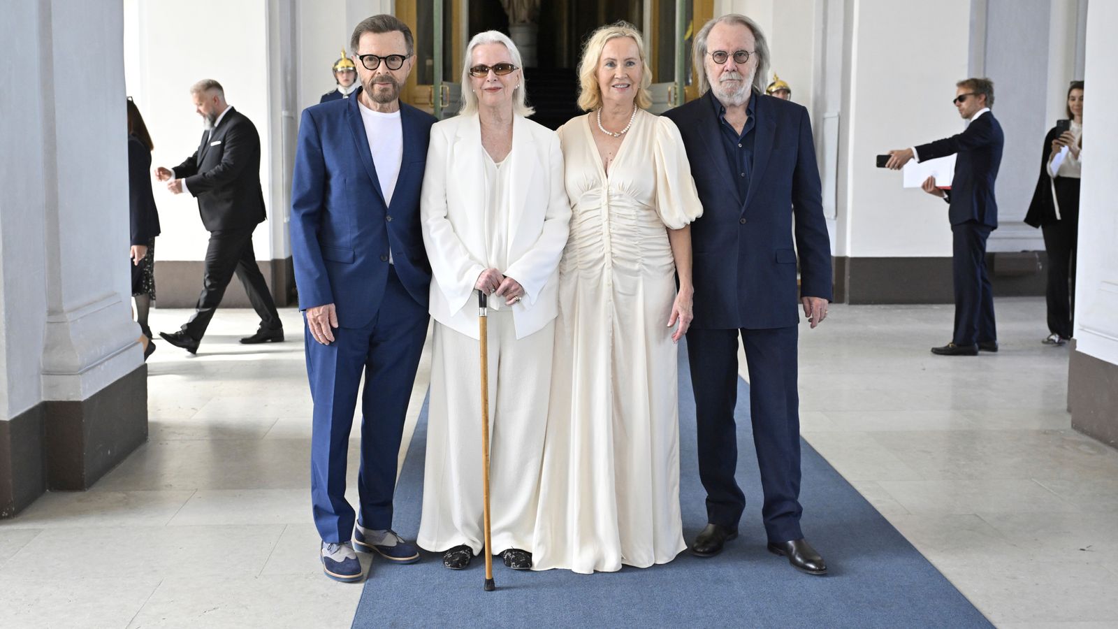 ABBA receive prestigious Order of the Vasa knighthood in their native ...