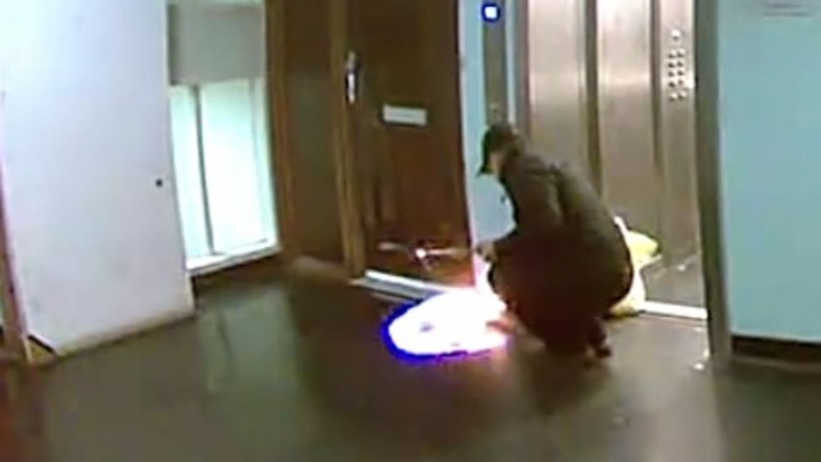 Craig McQuillian: Courier captured on CCTV trying to burn down ...