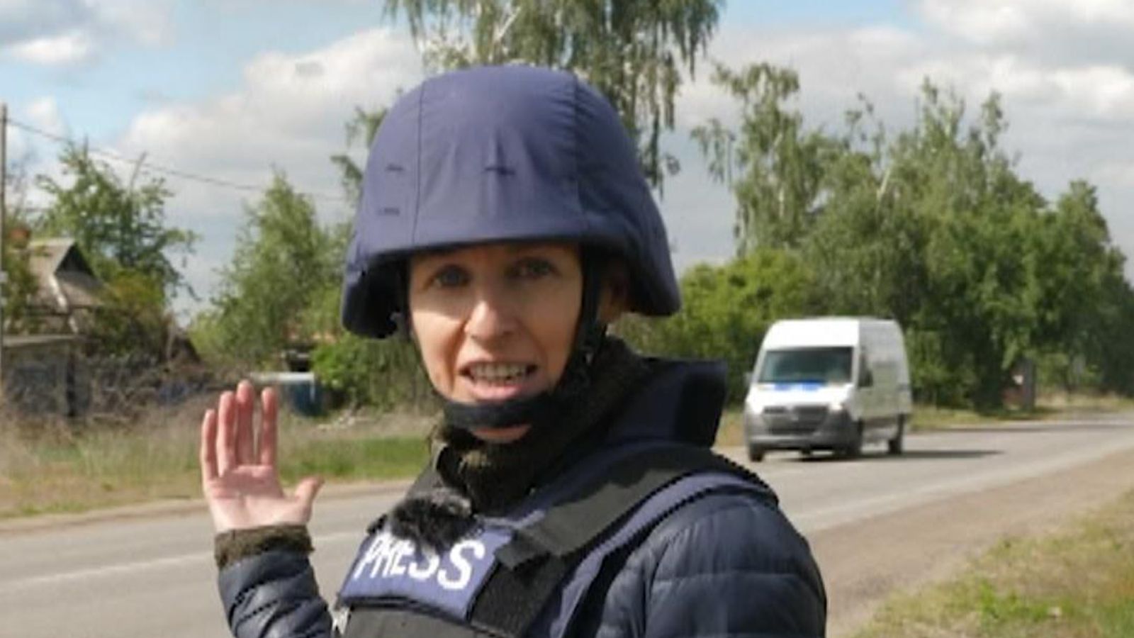 Ukraine War: Sky's Deborah Haynes reports from Ukrainian village under ...