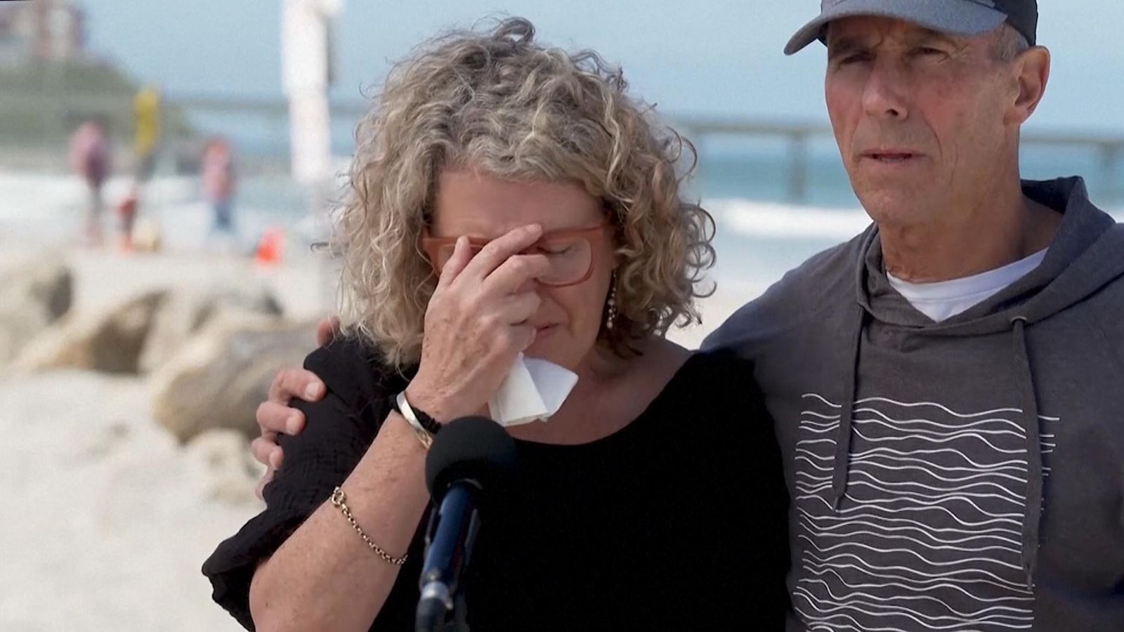 Family of killed Australian surfers 'heartbroken' as they pay emotional ...