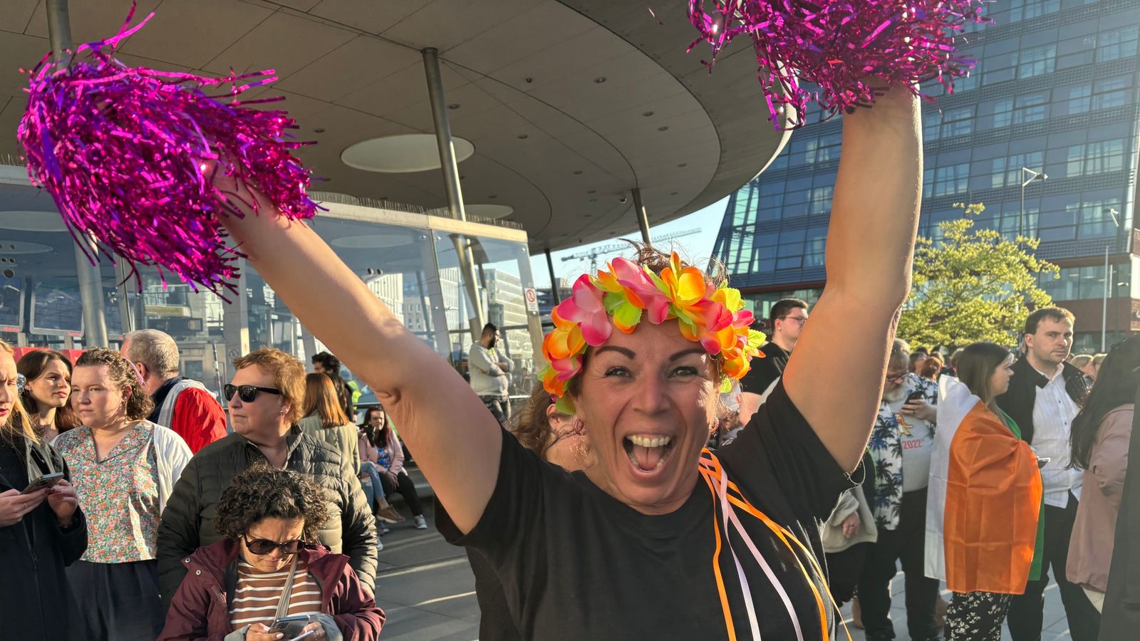 'United by sequins': Eurovision fans arrive in fabulously flamboyant ...
