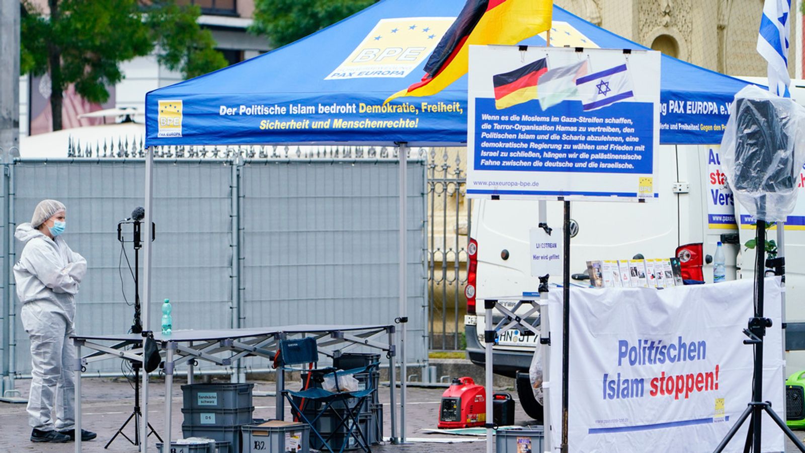 Germany knife attack: Man shot after stabbing police officer in ...