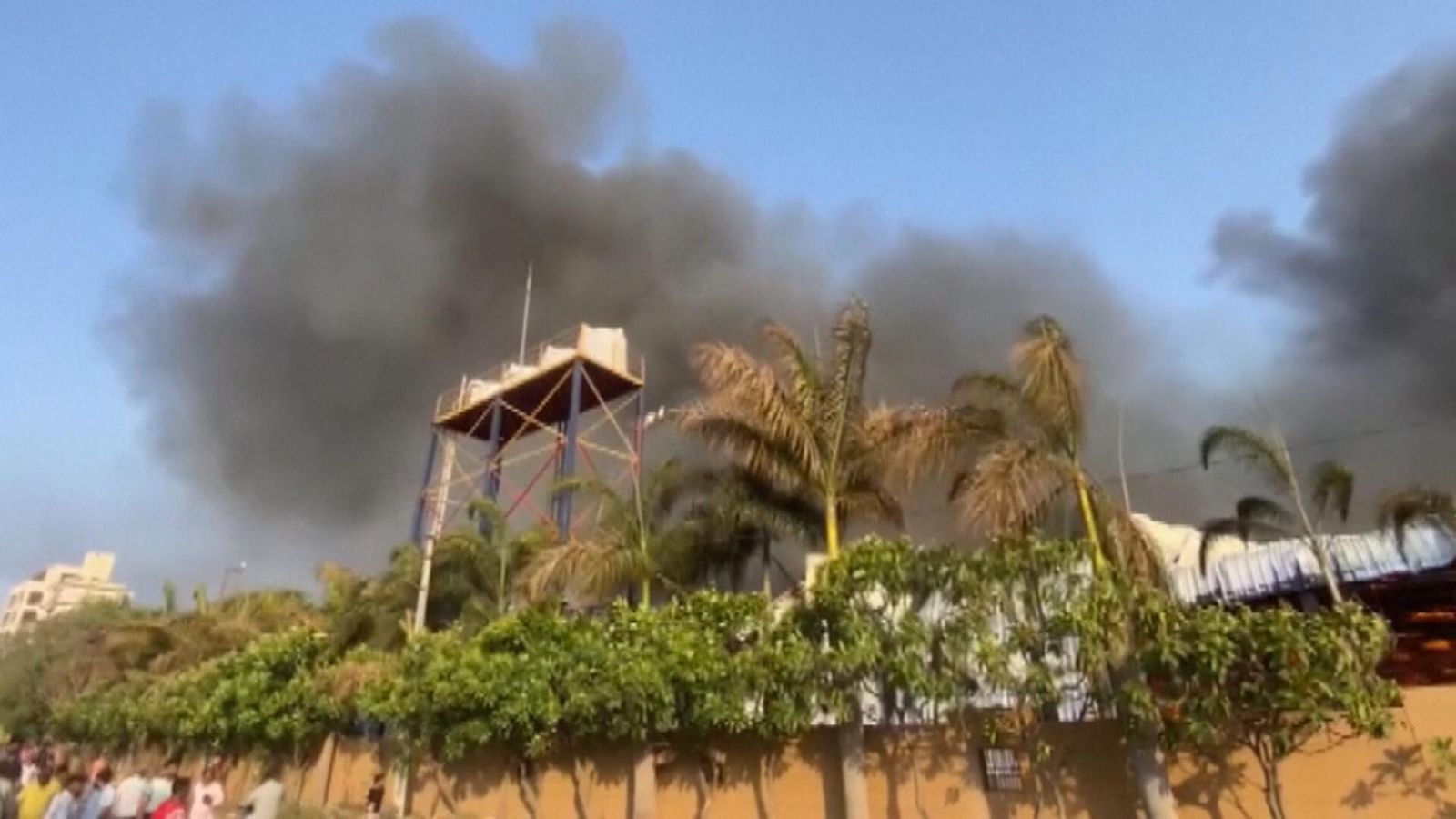 India: Fire breaks out at amusement park in Rajkot | World News | Sky News