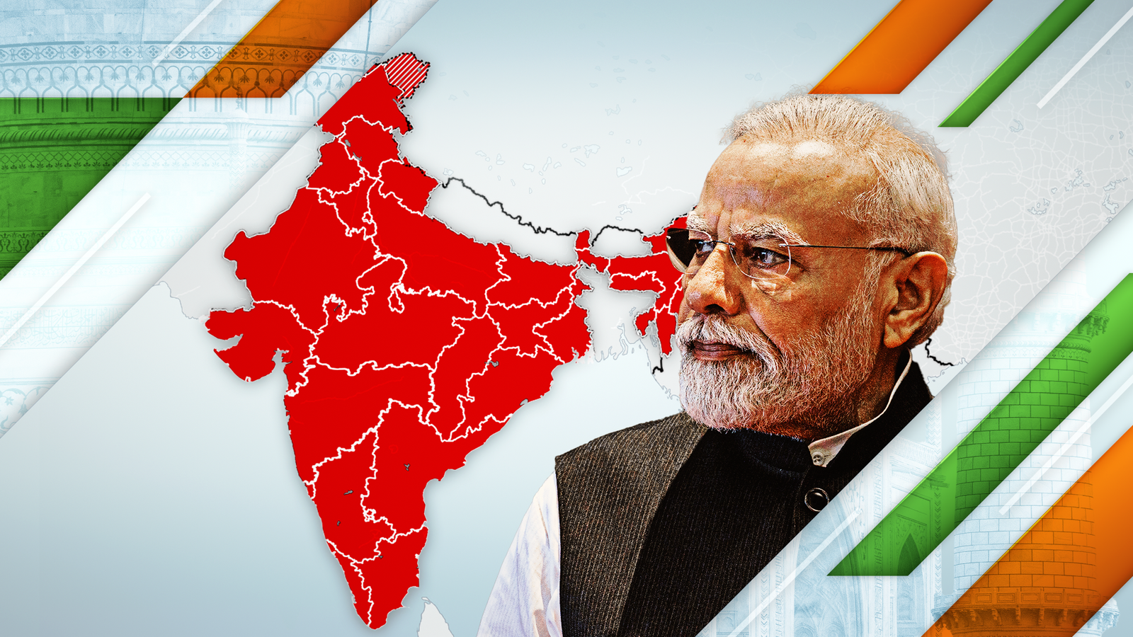 India elections: How maps help explain Narendra Modi's re-election push ...