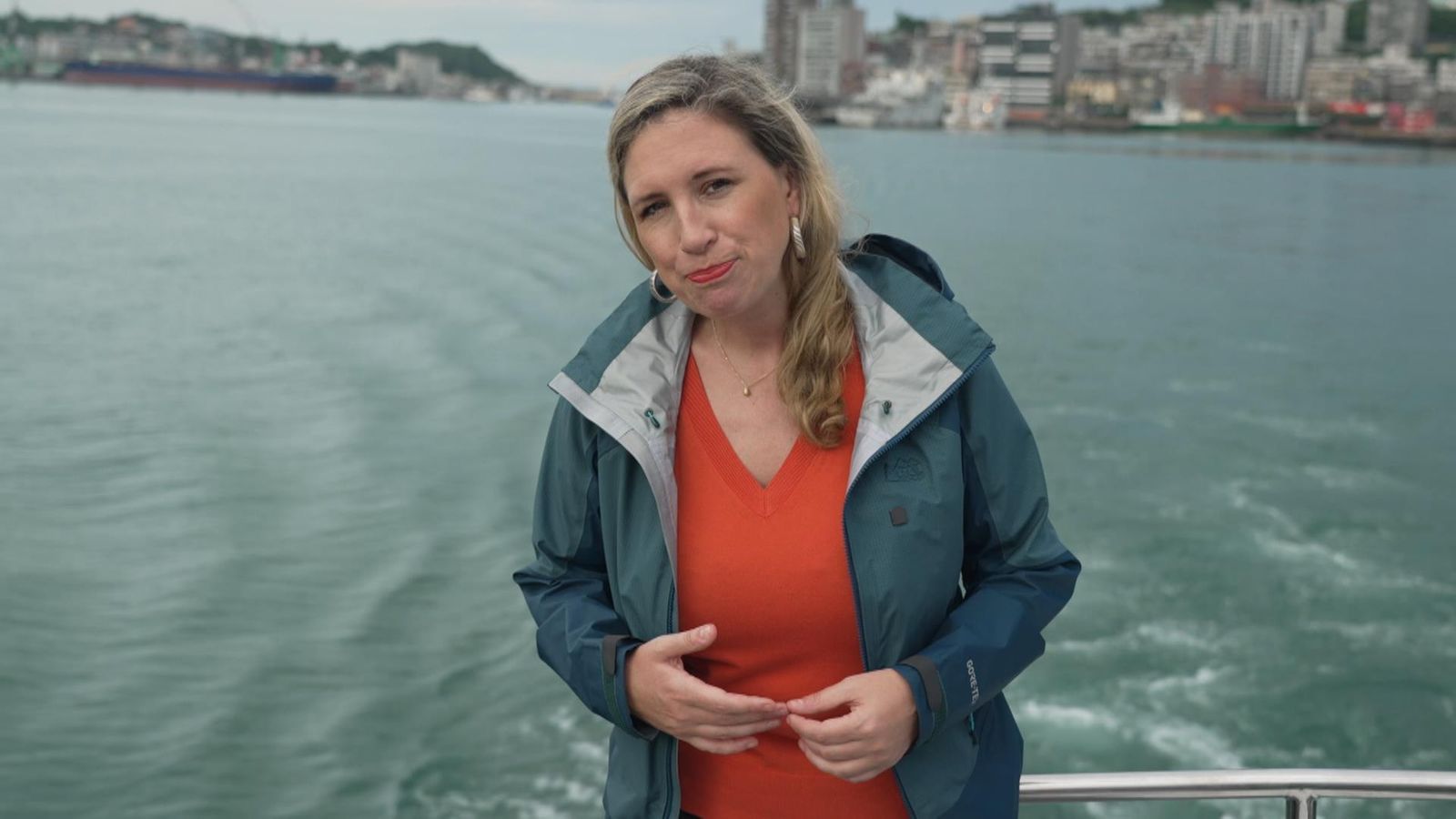 People seem relaxed yet fear military escalation from China, says Sky's Asia correspondent ...