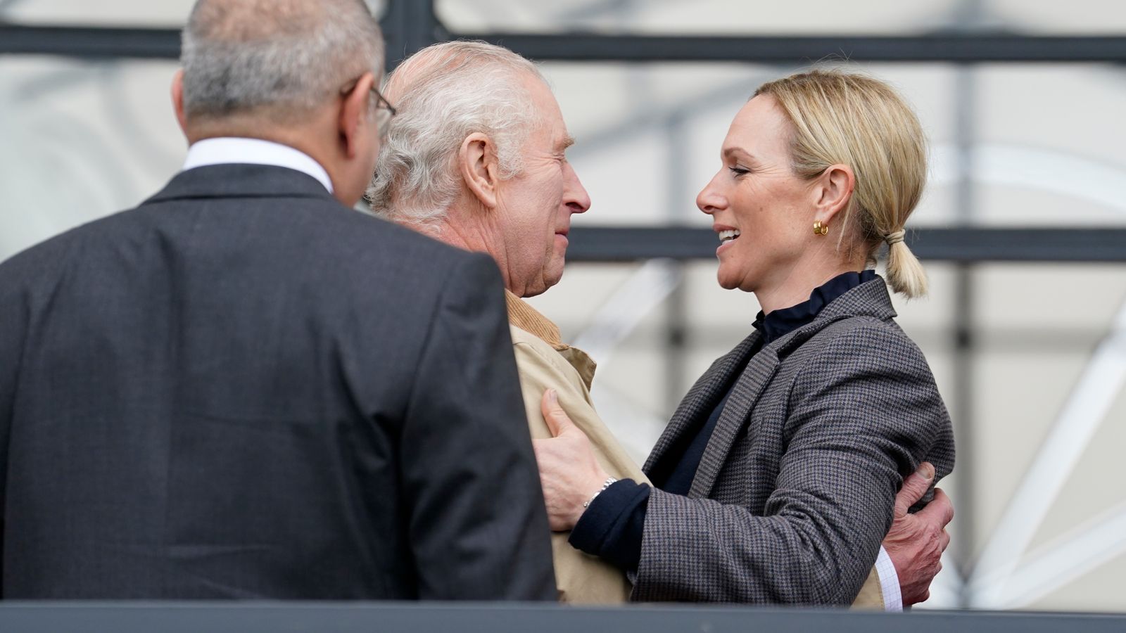 King Charles receives warm royal welcome from Zara Tindall at Windsor ...