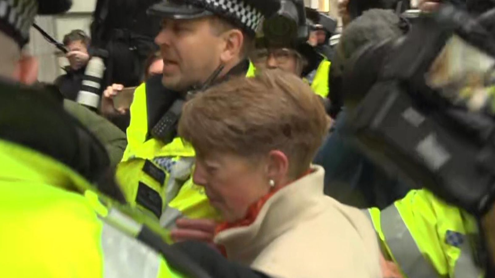Former Post Office chief executive Paula Vennells arrives at the Post ...