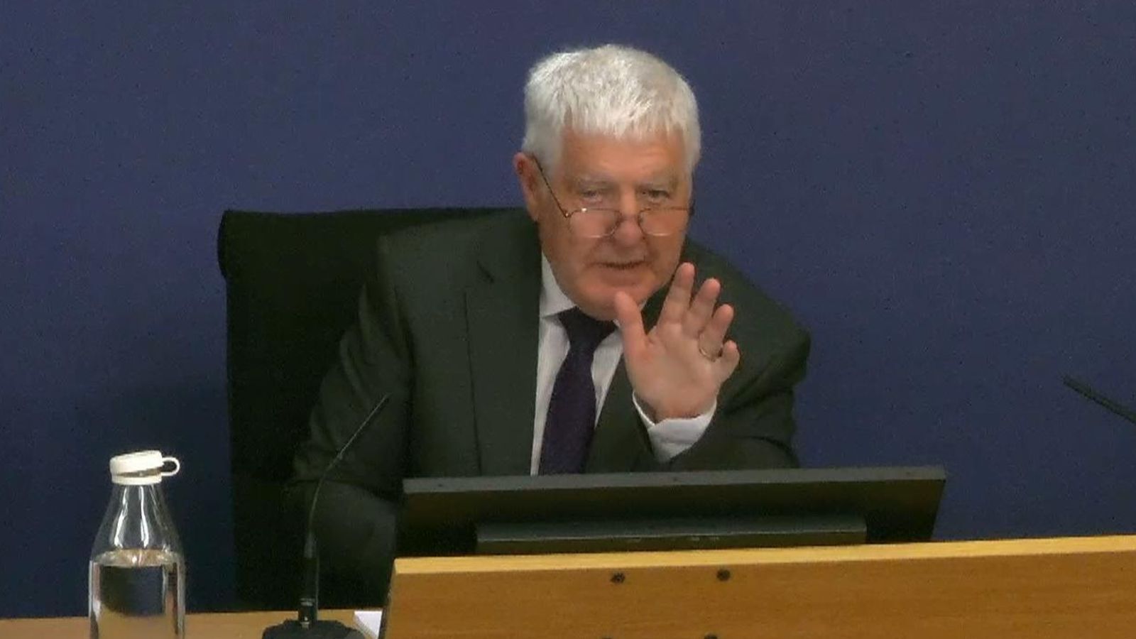 Chair Sir Wyn Williams was forced to intervene at the Post Office ...