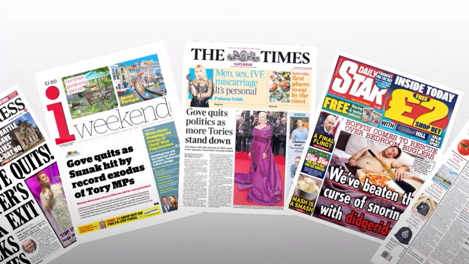 Sunday's national newspaper front pages | UK News | Sky News