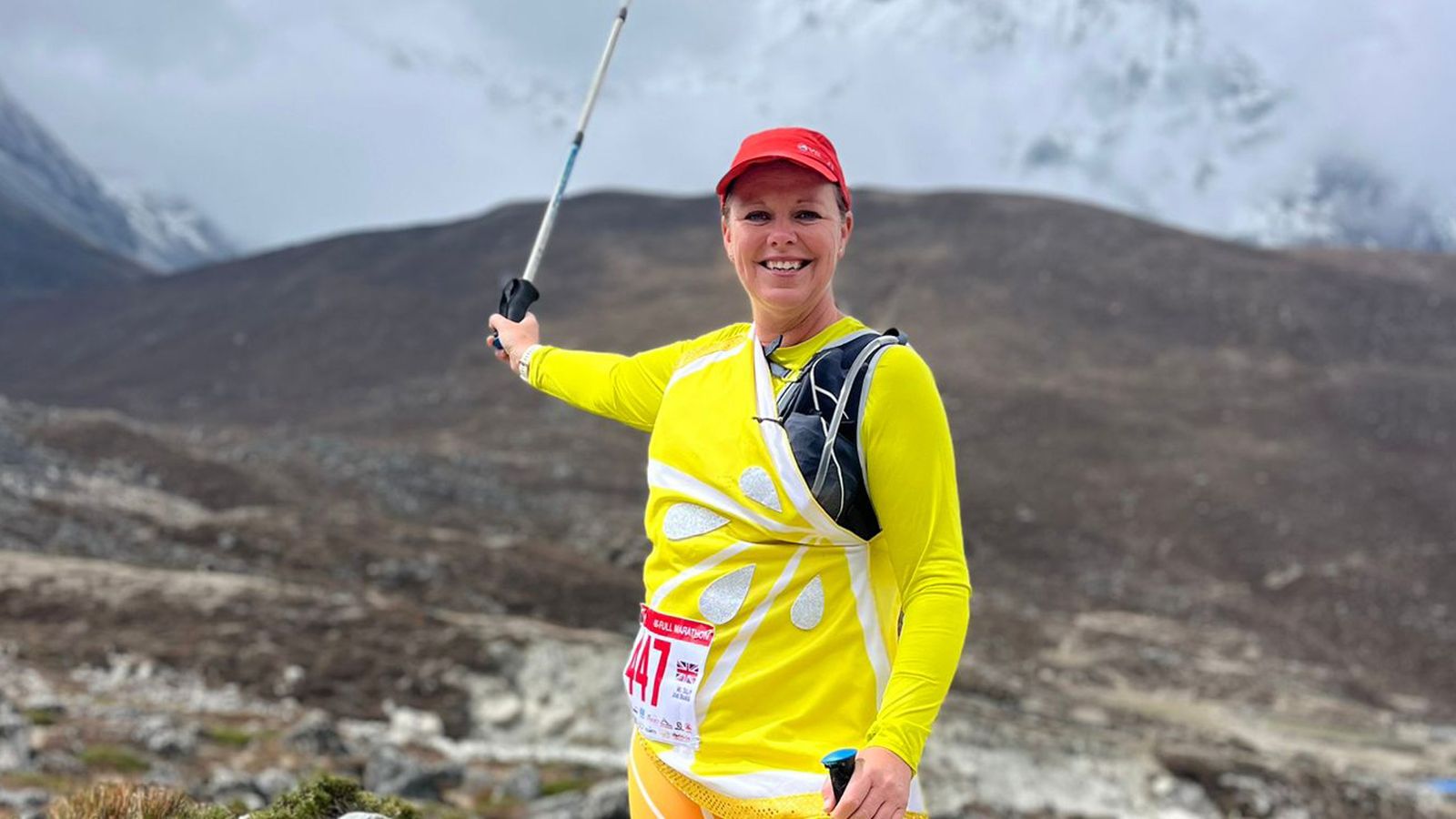 Former army major Sally Orange to run Everest Marathon dressed as lemon ...