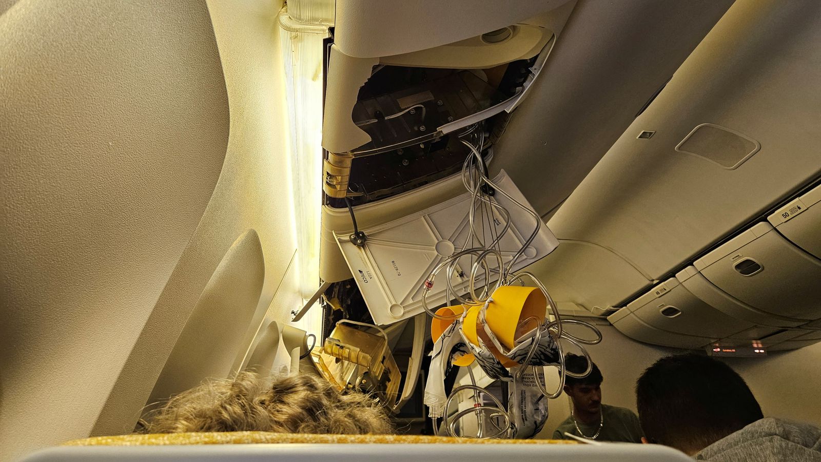 Singapore Airlines turbulence: Images show damage inside plane after ...