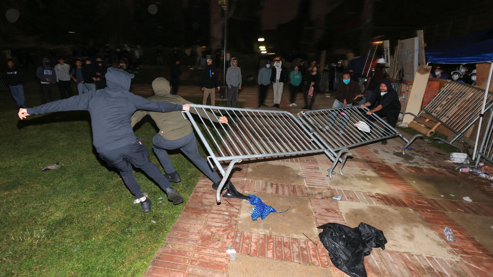 US university protests: 300 arrested as police in riot gear break up ...