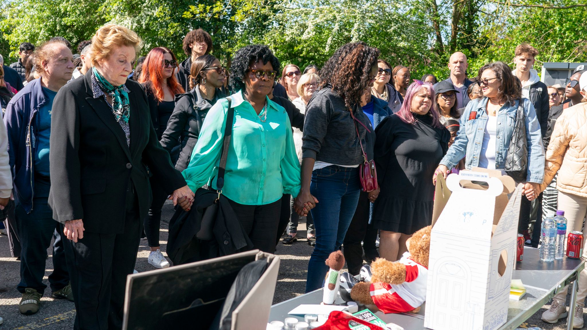 Daniel Anjorin: Vigil held for Hainault attack victim | UK News | Sky News