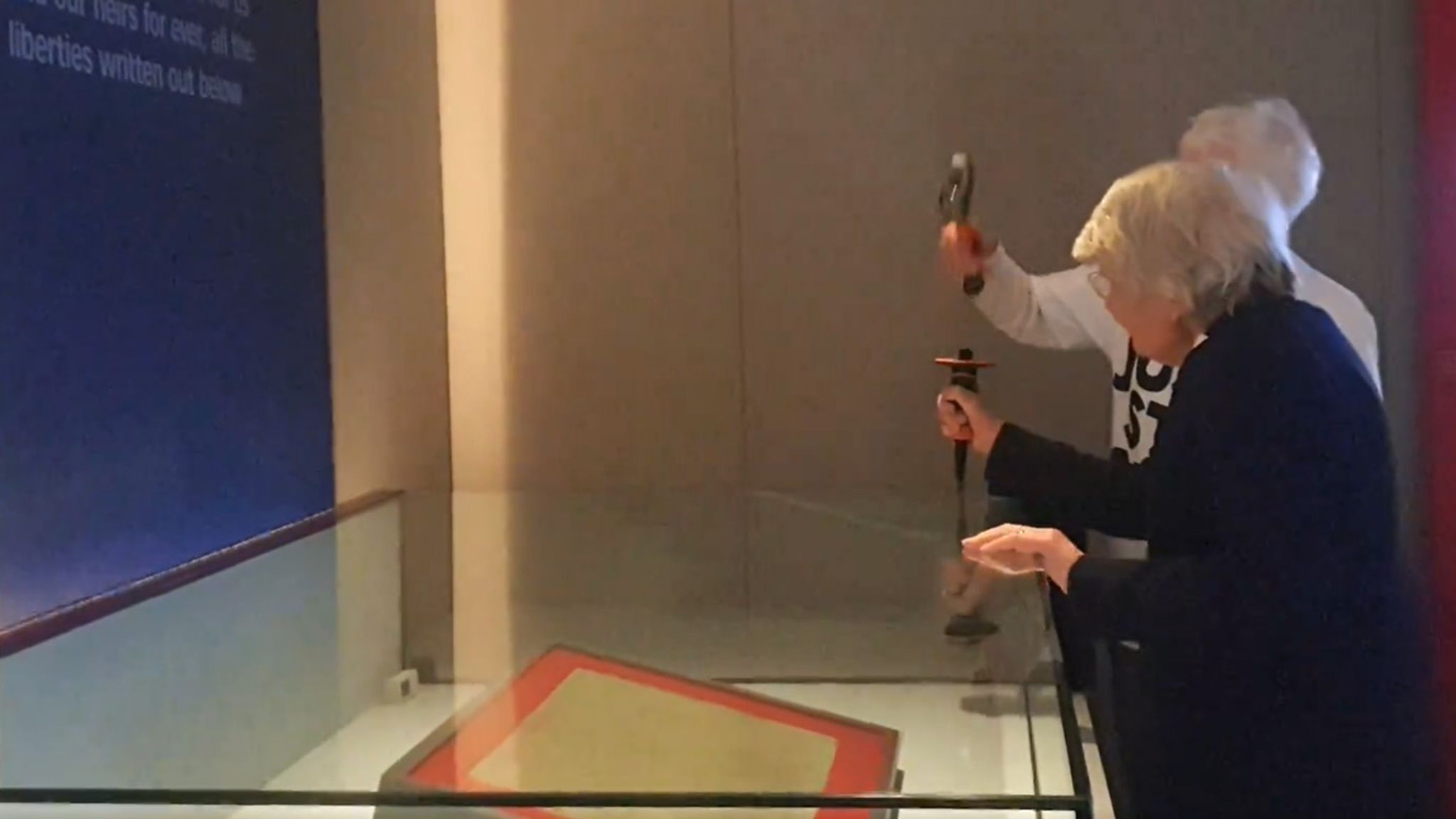 Just Stop Oil protesters in their 80s target Magna Carta | UK News ...