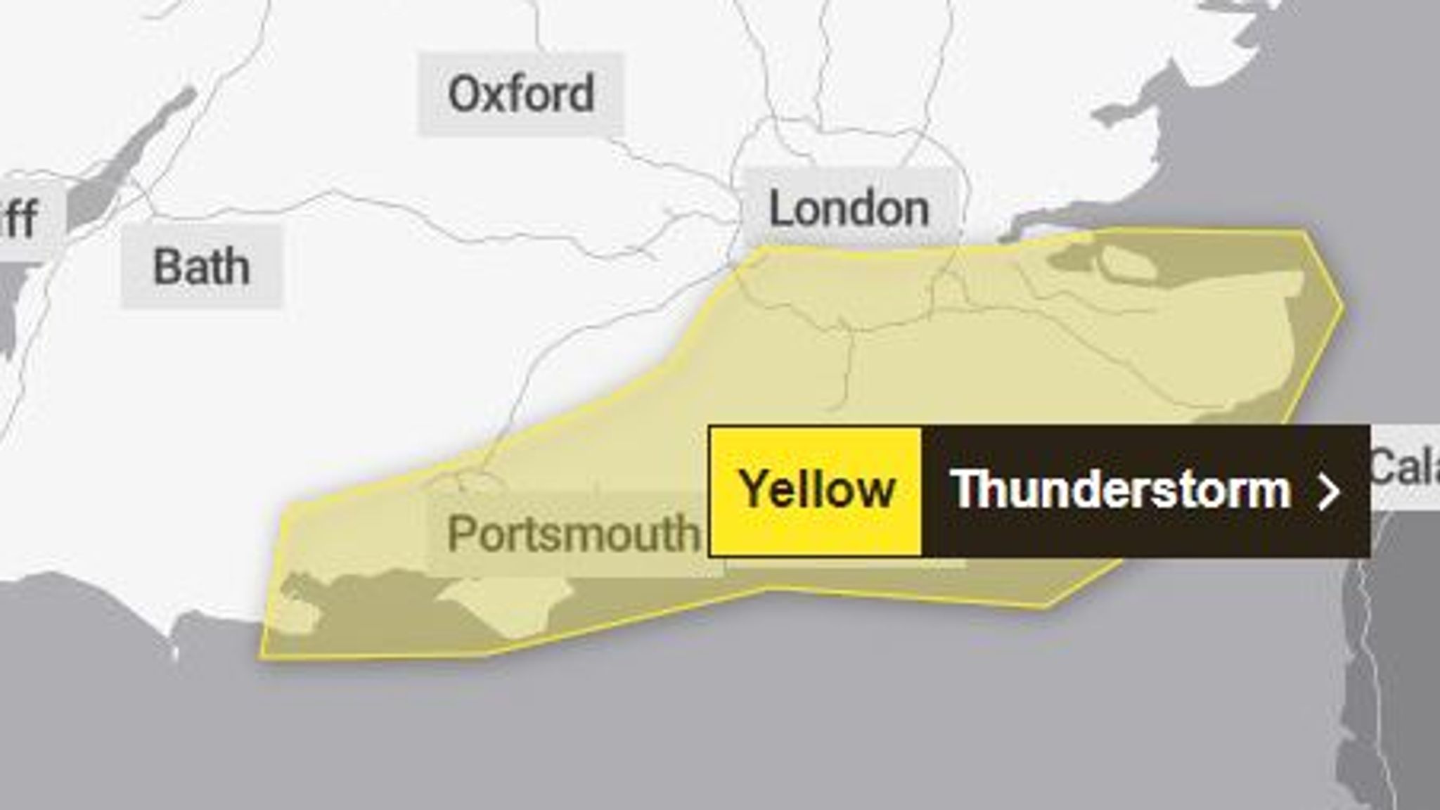 UK weather: Bank holiday thunderstorm warnings in force for large parts ...