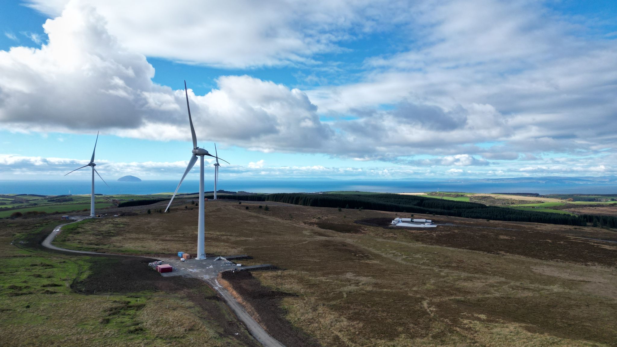 UK's largest consumer-owned wind farm powering up in Scotland this month | UK News | Sky News