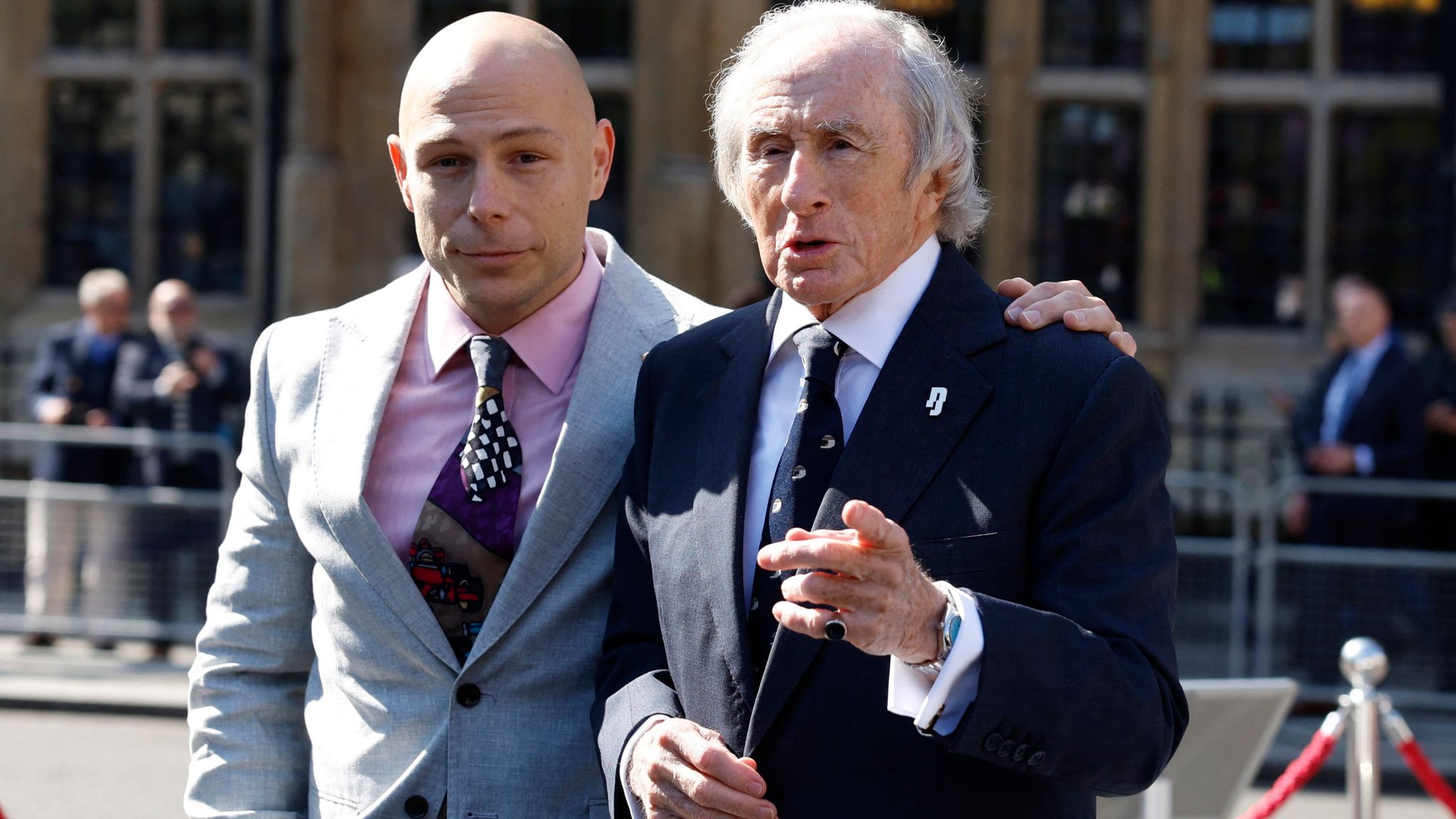 Sir Stirling Moss: Classic cars, royalty and celebrities gather in ...