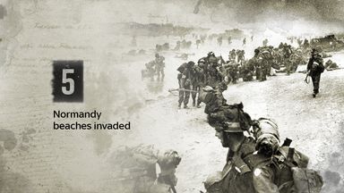 D-Day in numbers: Notable figures from invasion | UK News | Sky News
