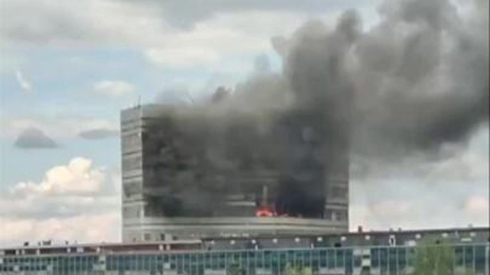 Russia: At least eight people killed in office fire outside Moscow ...