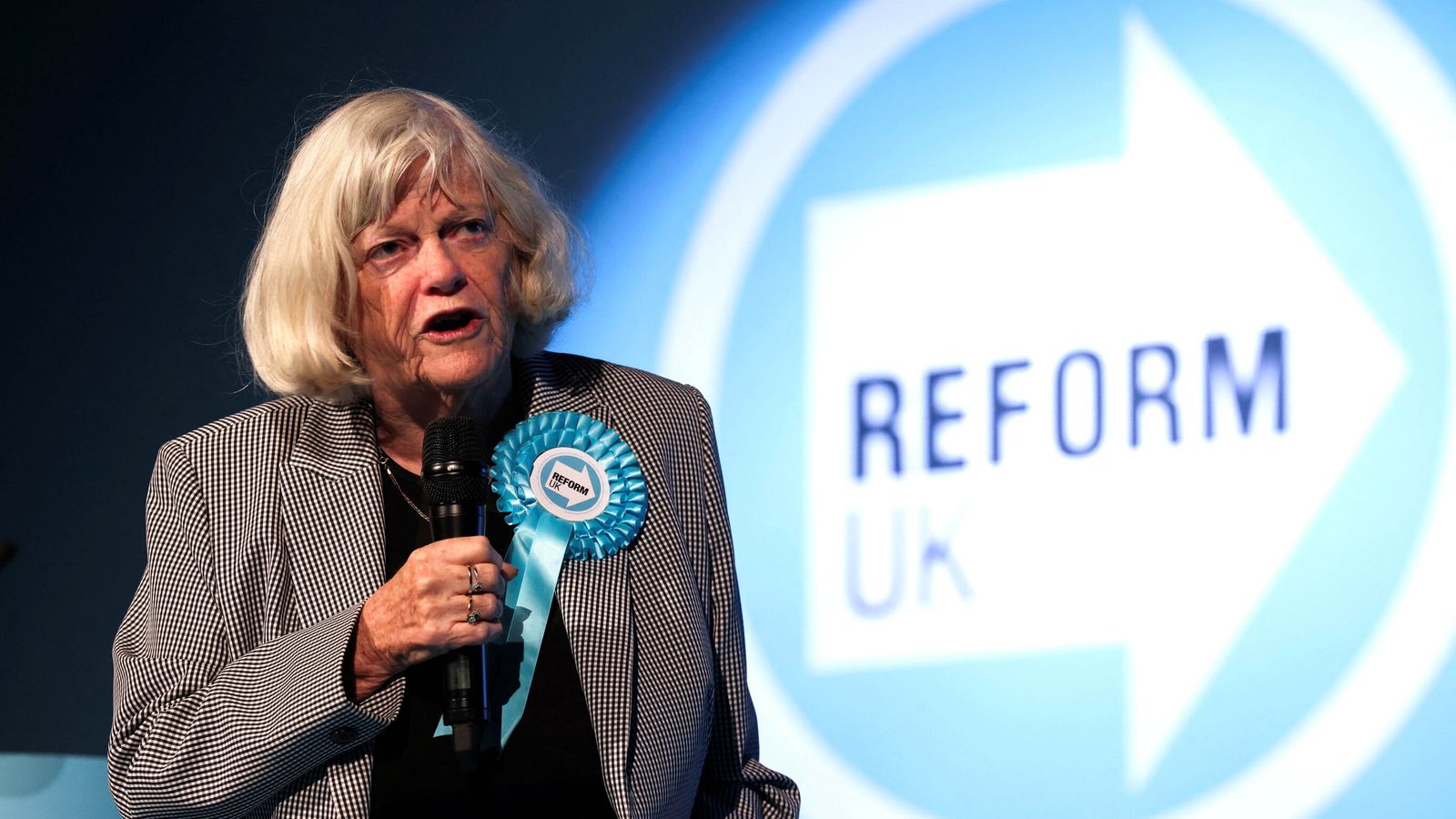 Ann Widdecombe says Reform would put migrants in 'secure reception ...