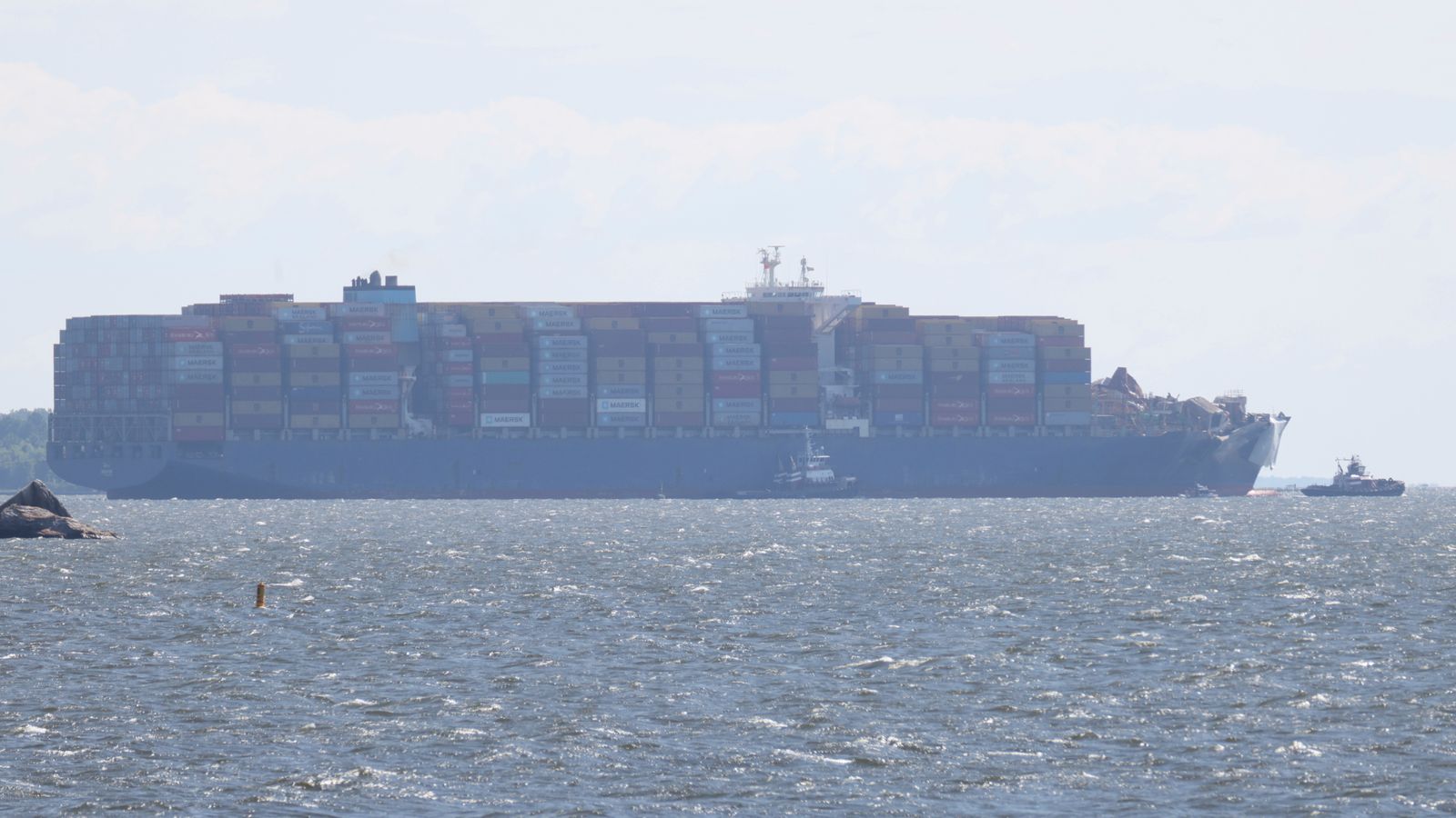 Dali: Ship in deadly Baltimore bridge collapse leaves three months ...