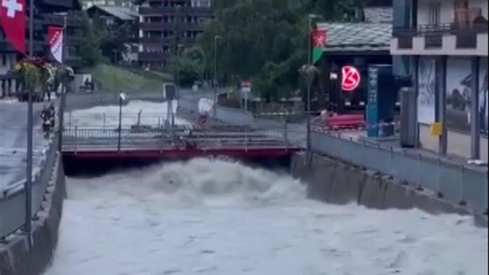 Switzerland floods: At least three people missing after heavy floods ...