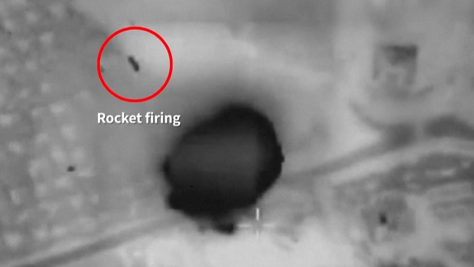 IDF release footage of strike on 'Hamas launch site' as 'at least 42 ...