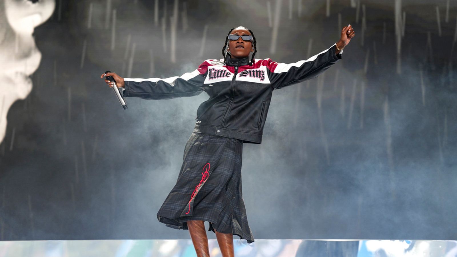 Banksy claims migrant boat artwork in crowd at Glastonbury | Ents ... Banksy claims migrant boat artwork in crowd at Glastonbury | Ents ...