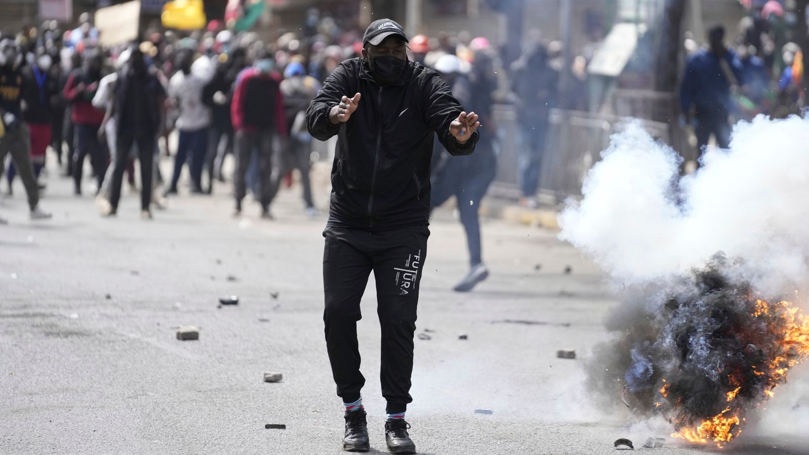 Kenya protests: At least 10 demonstrators 'shot dead' & 50 injured as ...