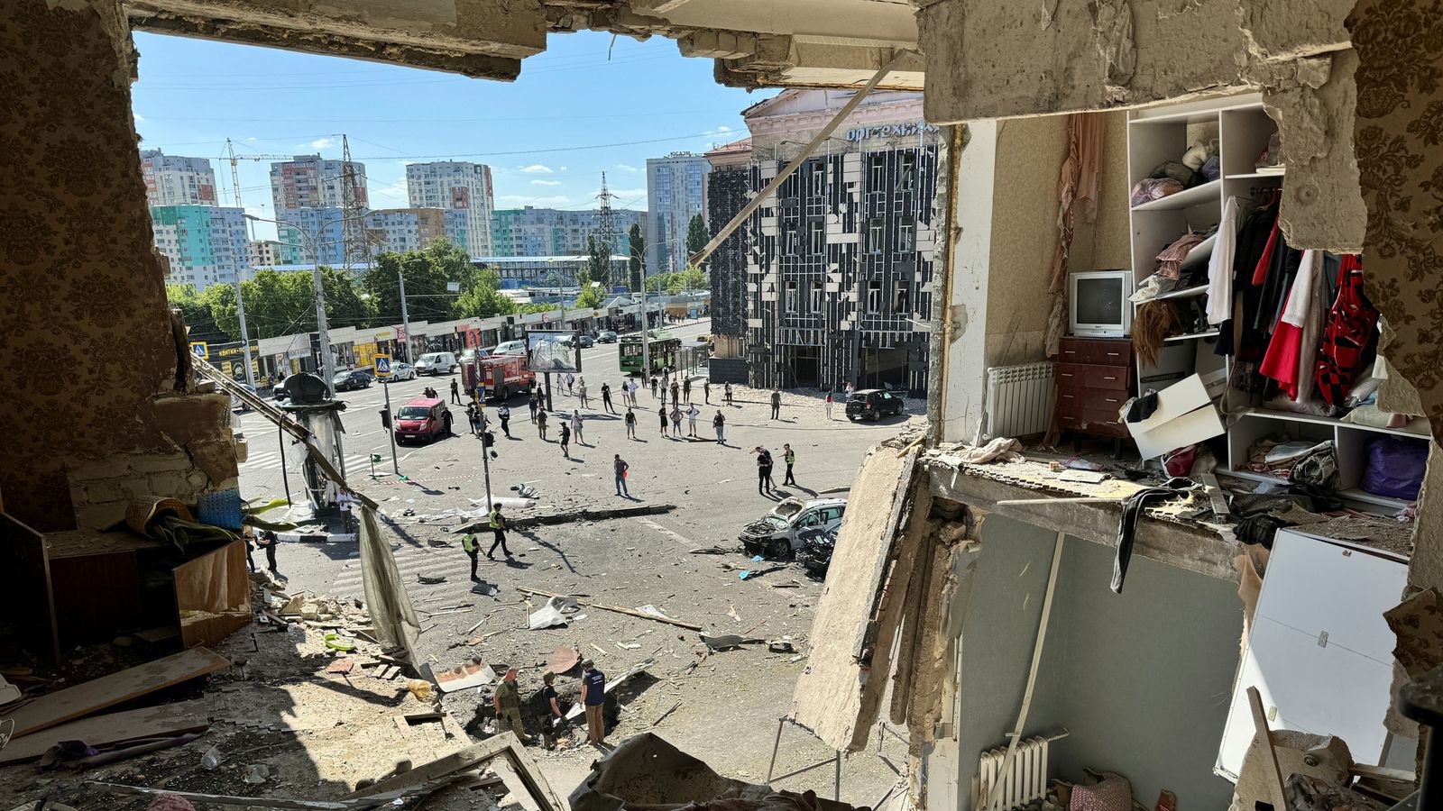 Ukraine war: Dozens injured in deadly strike in Kharkiv | World News ...